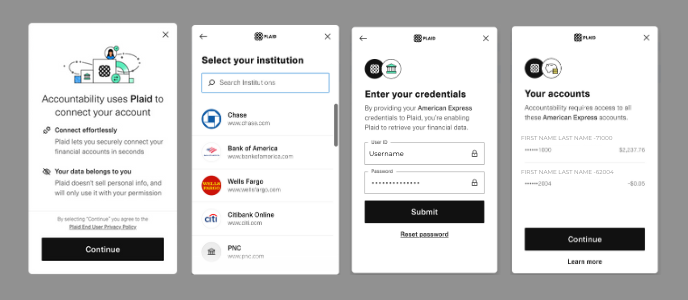 How to setup Plaid banking system tokens